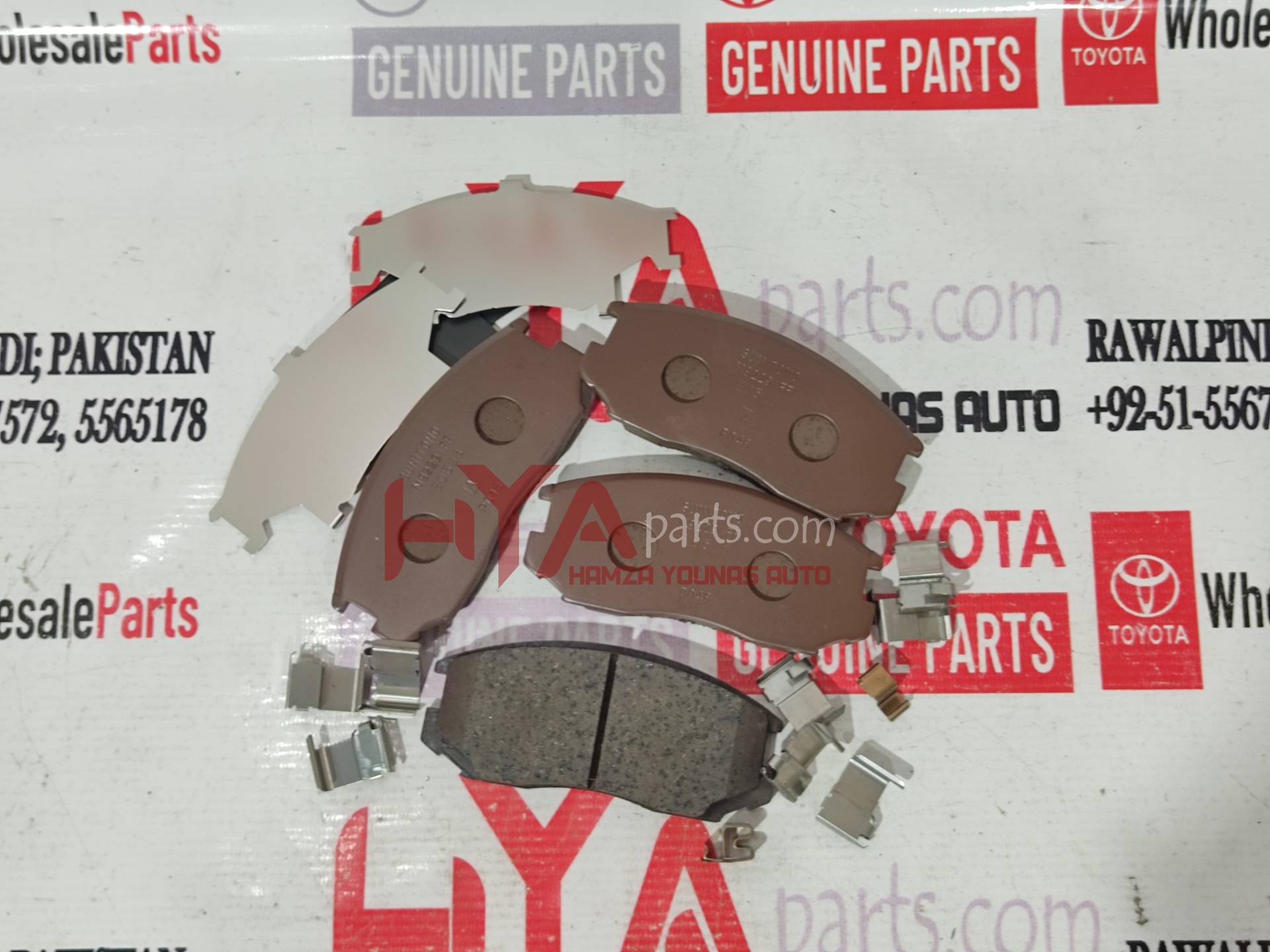 PAD KIT, DISC BRAKE, FRONT | H Y A parts